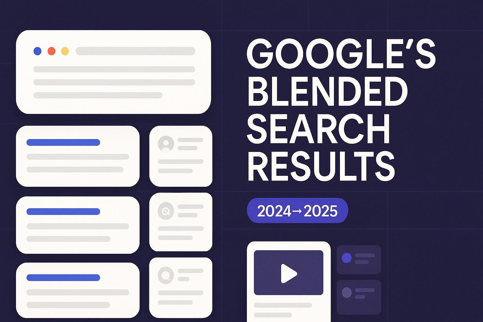 Google Blended Search 2025: AI Overviews, Classic Results & Social Insights